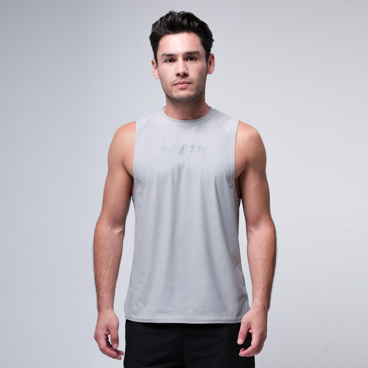 PRYSM Men's Muscle Tank - Light Grey